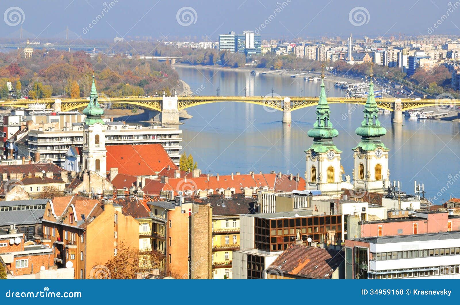 Panorama of Budapest stock photo. Image of panorama, outdoor - 34959168