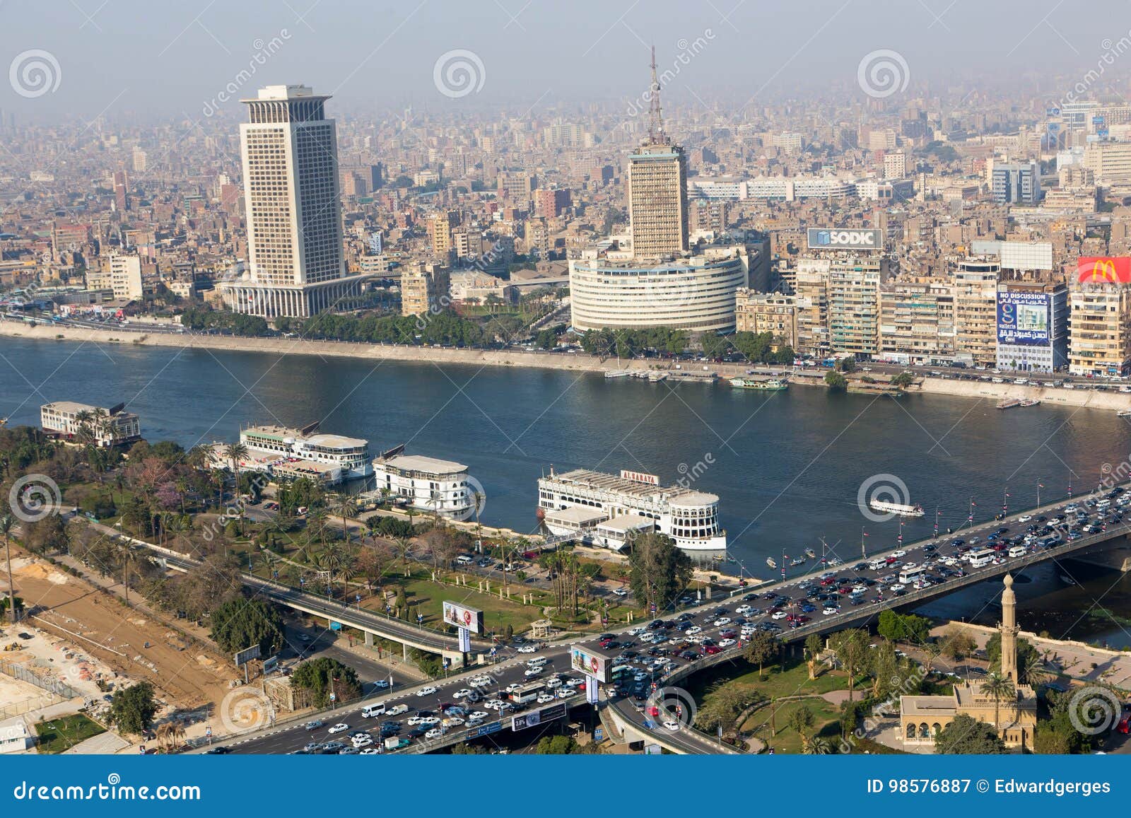 Cairo from Top - Egypt editorial photography. Image of city - 98576887