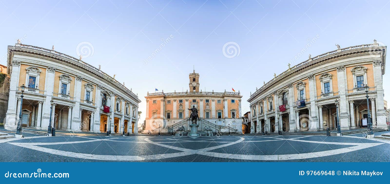 Panorama Capitol Hill. Rome, Italy Editorial Stock Photo - Image of ...