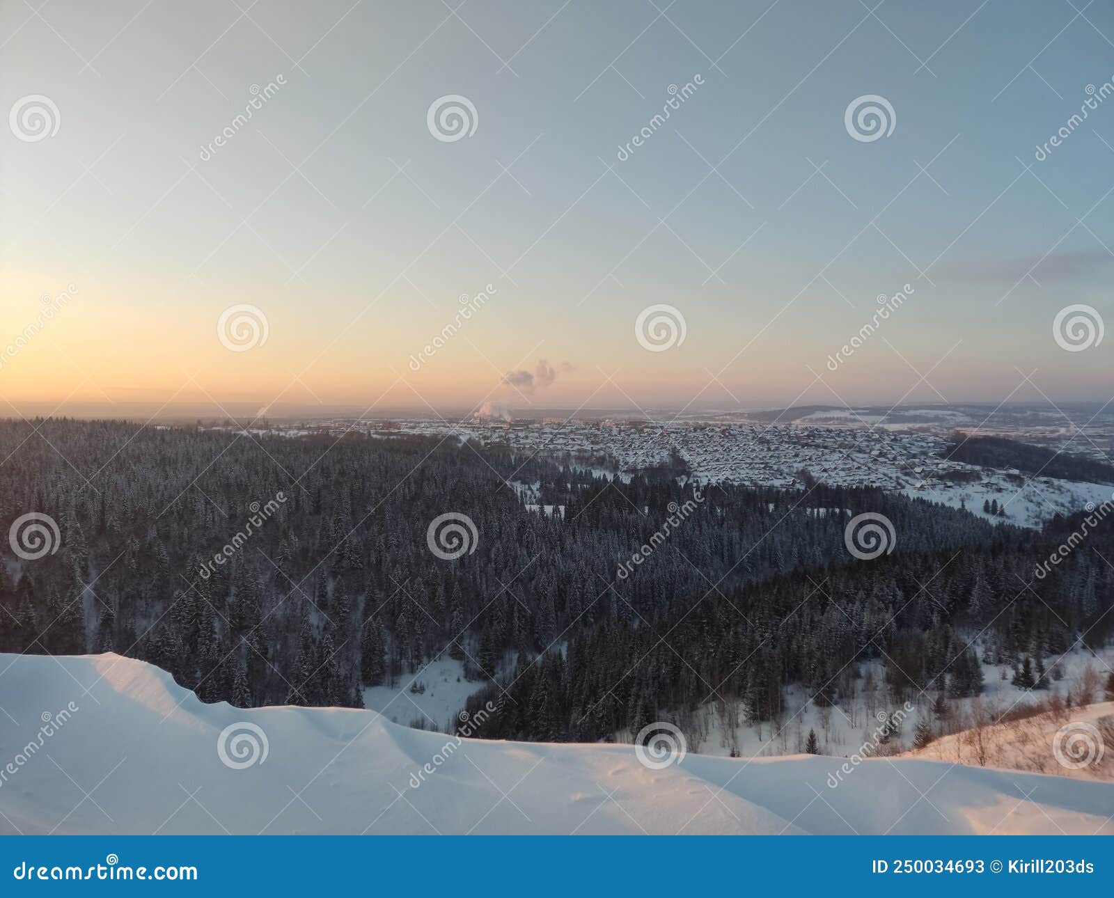 Winter walking in Chusovoy stock image. Image of tree - 250034693