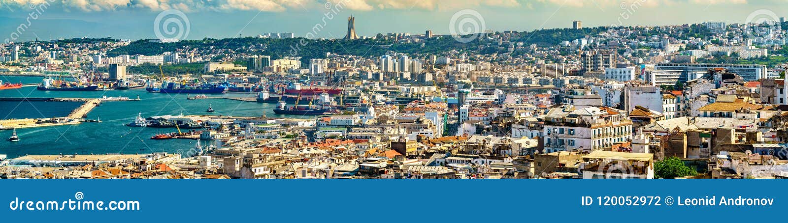 Panorama of the City Centre of Algiers in Algeria Stock Photo - Image ...
