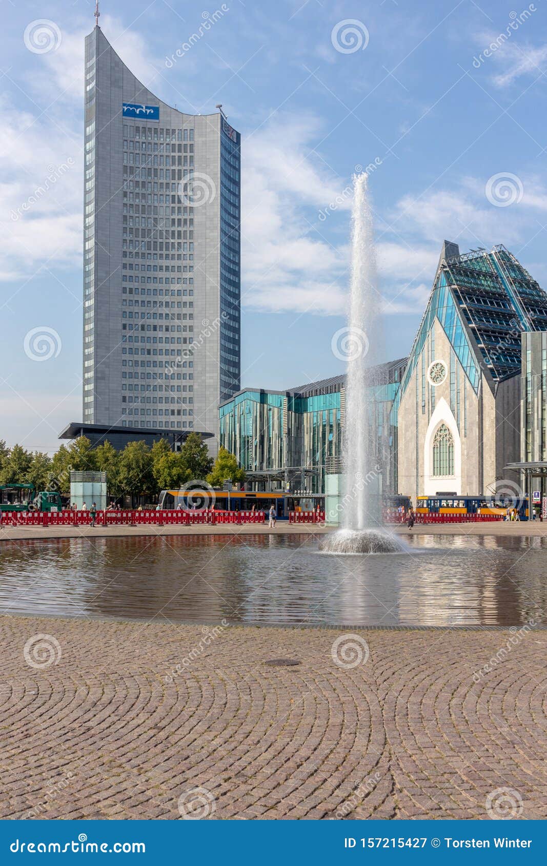 Panorama of the City of Leipzig,Germany, with a View of the City ...