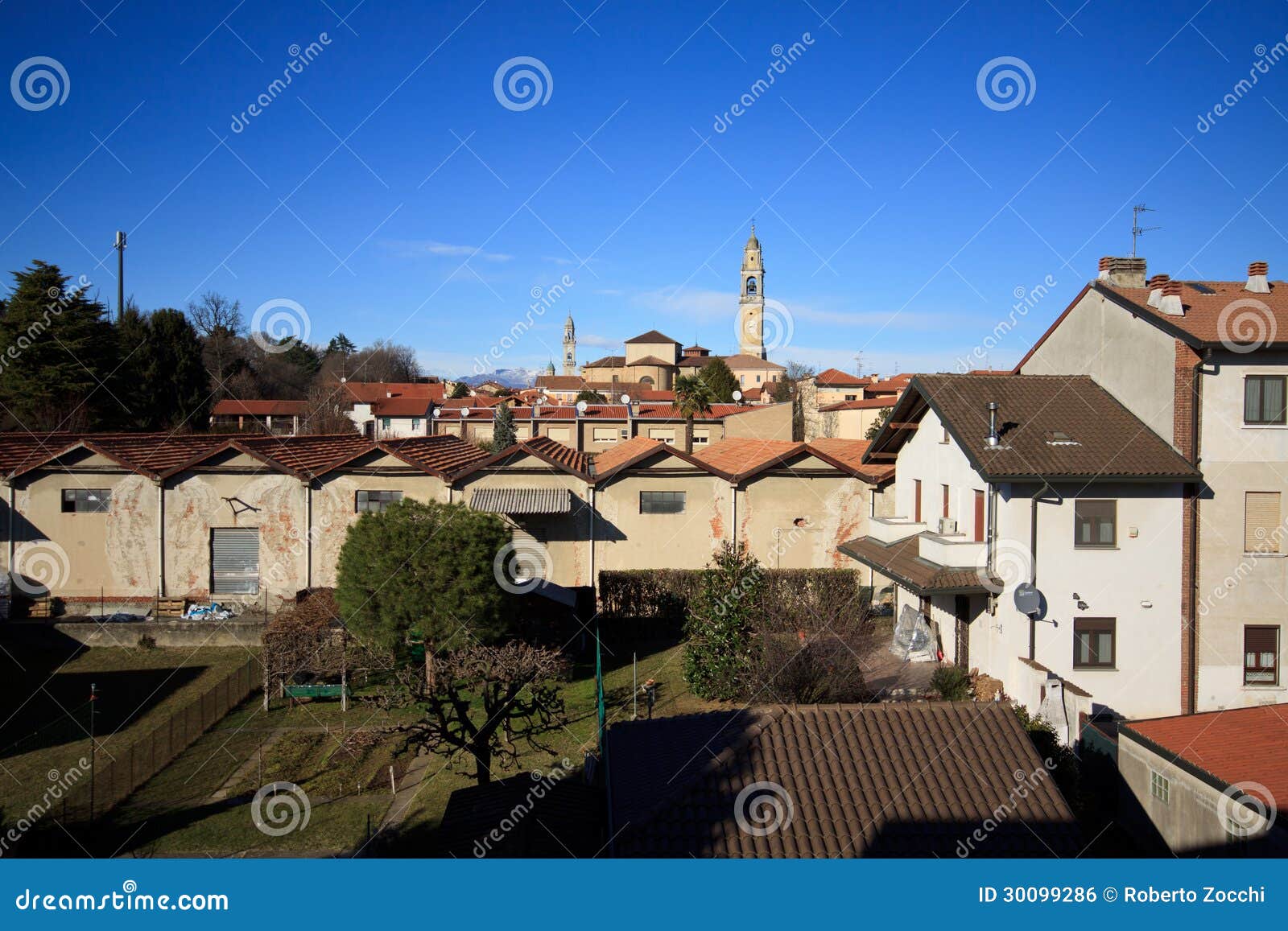 Lomazzo (Como) stock photo. Image of church, city, town - 30099286