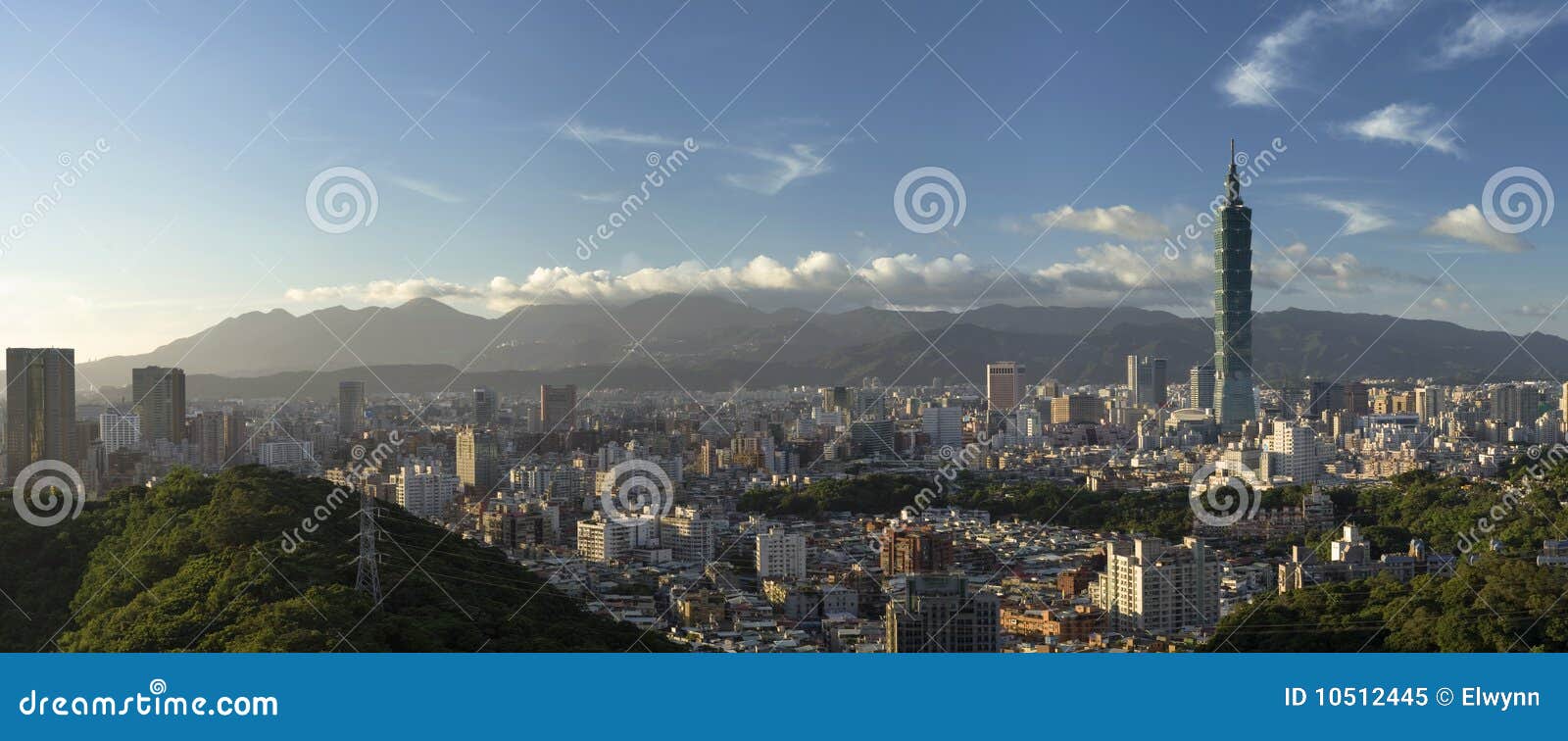Panorama cityscape stock image. Image of district, place - 10512445