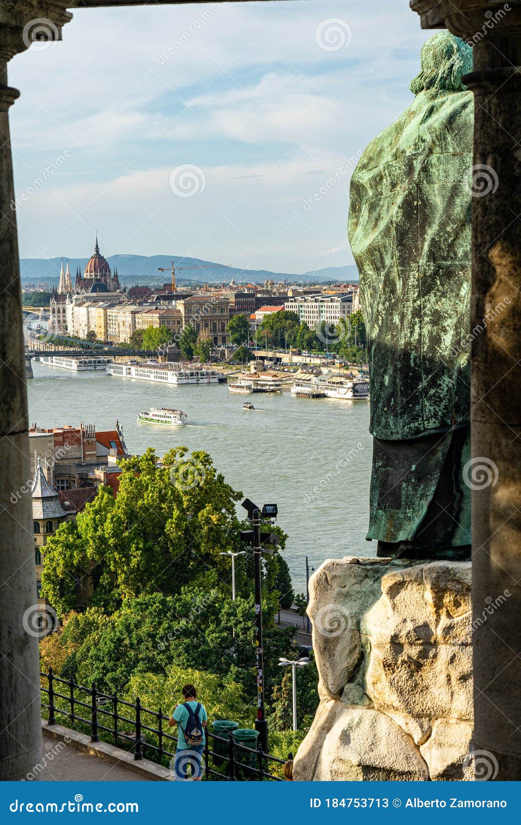 Panorama Cityscape View in Budapest, Hungary. Editorial Stock Photo ...