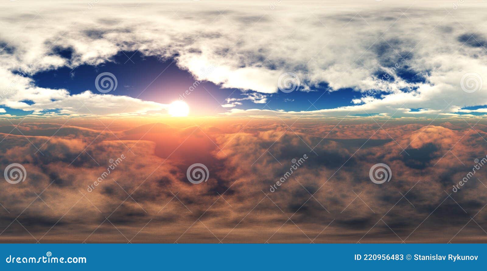 Panorama Of Clouds, HDRI, Environment Map Royalty-Free Stock Photo ...