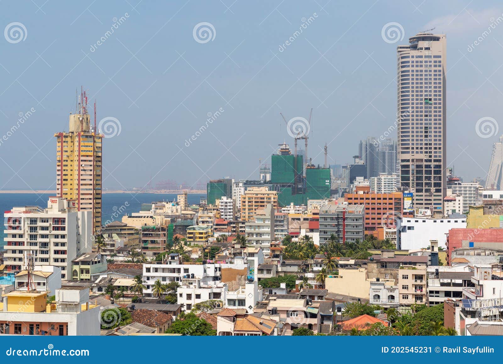 Panorama of Colombo City of Sri Lanka. January, 2020 Editorial Photo ...