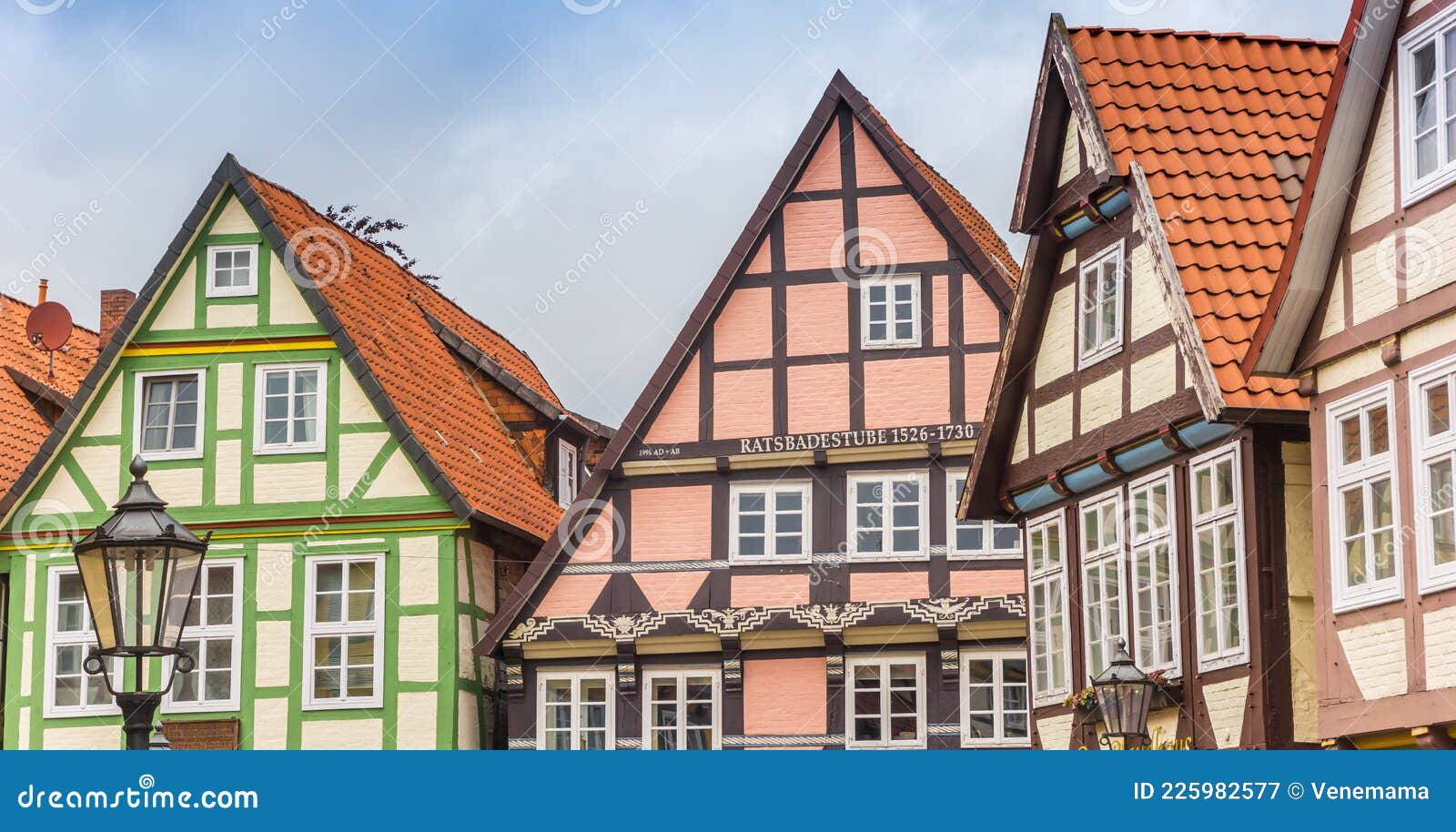 Colorful Half Timbered House In Battenberg, Germany, Ancestral Seat Of ...
