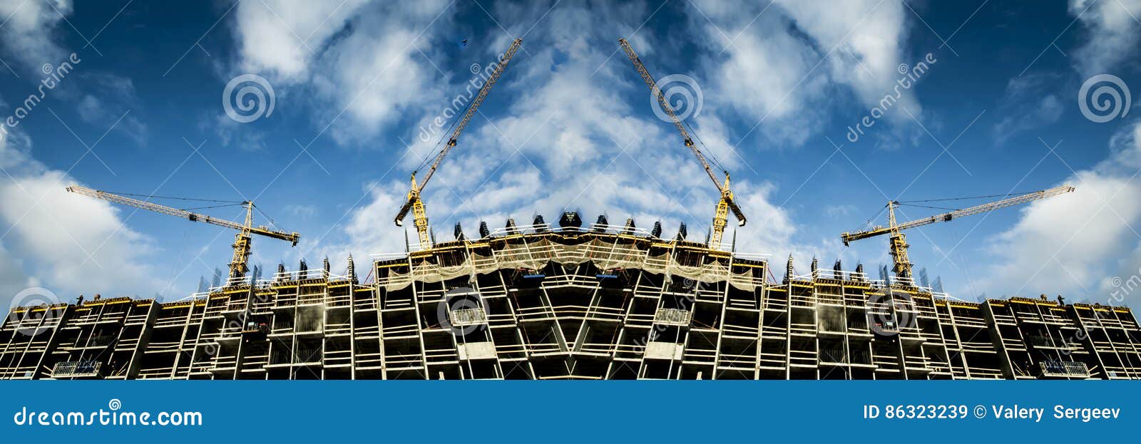 Panorama of the Construction of a Modern Monolithic Building Stock ...