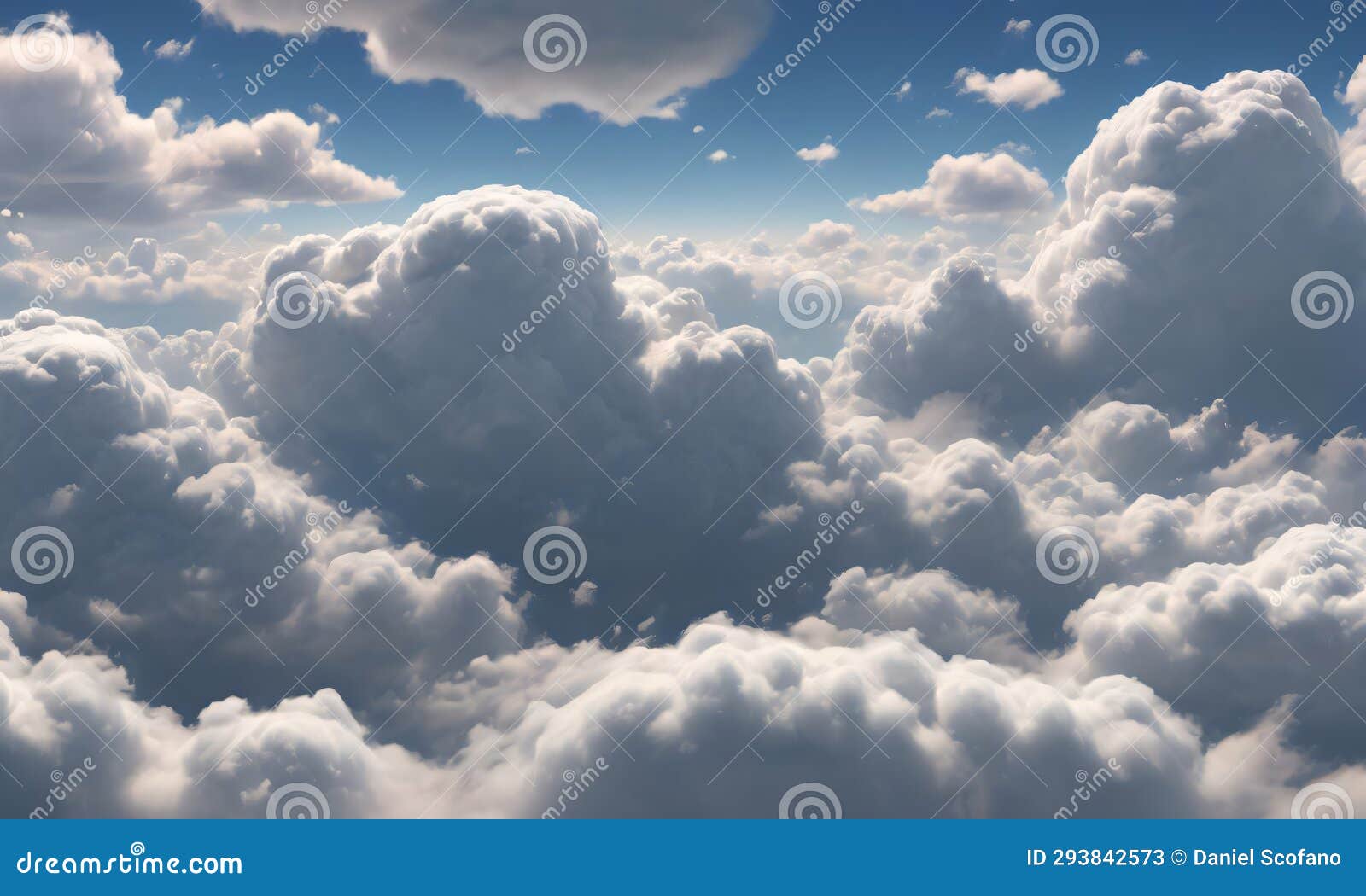 Panorama Das Nuvens Adequadas Como Mapa Do Ambiente. Ai Generativo ...