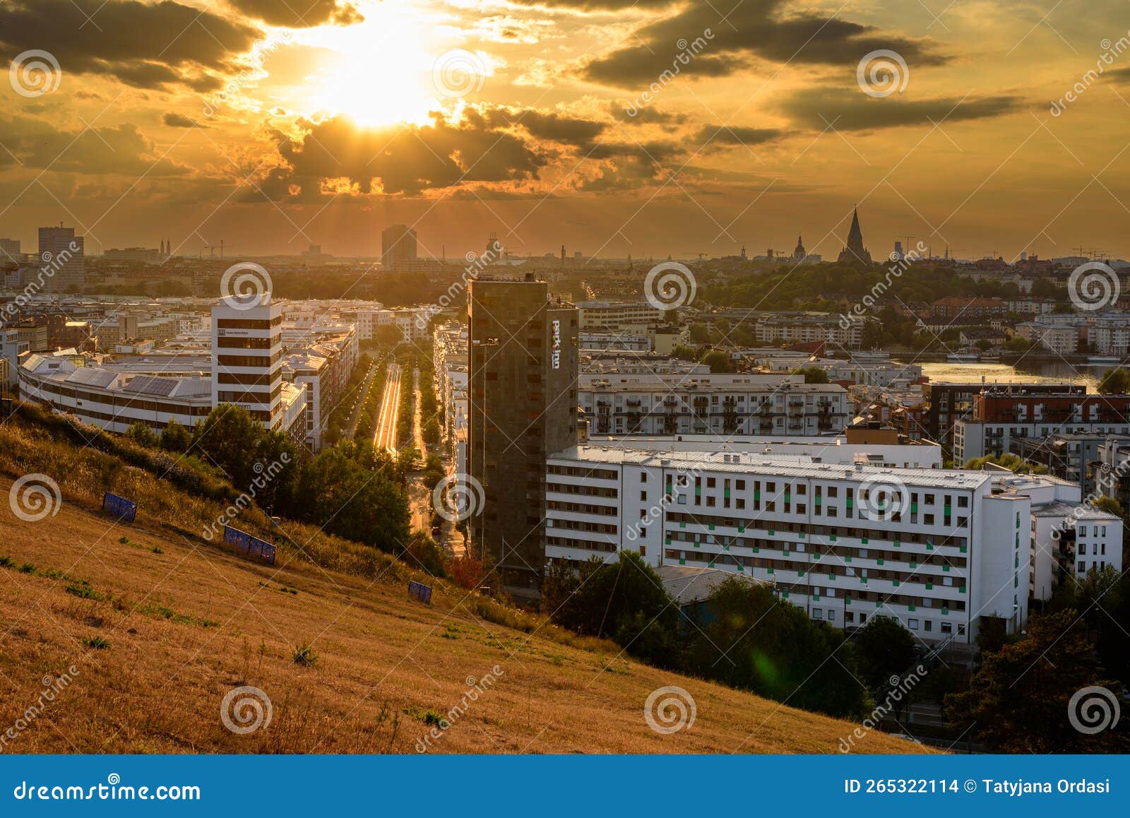 Panorama De Hammarby Sjostad Stock Suden Foto de Stock - Imagem de amor ...