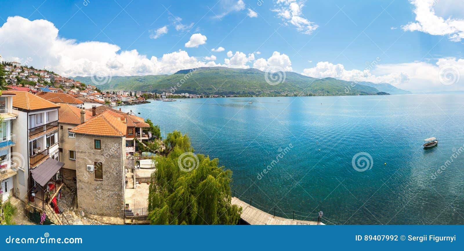 Panorama De La Ciudad De Ohrid Foto de archivo - Imagen de samuel ...