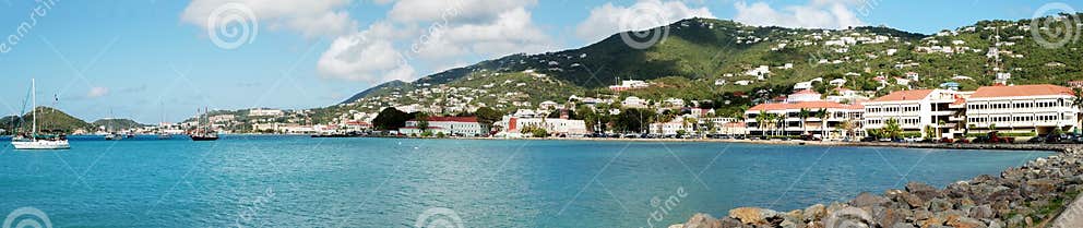 Panorama De La Isla De St.Thomas Foto de archivo - Imagen de isla ...