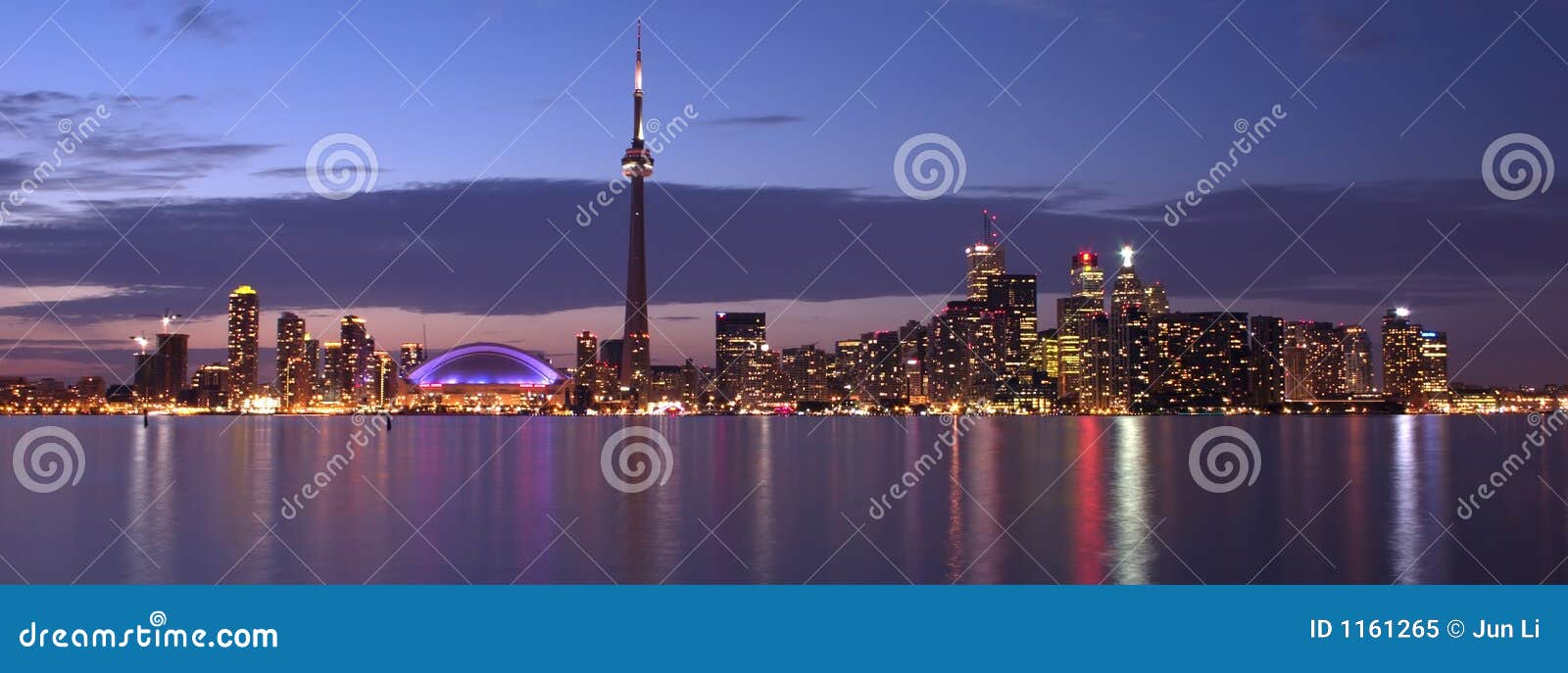 Panorama De La Línea De Costa De Toronto Imagen de archivo - Imagen de ...