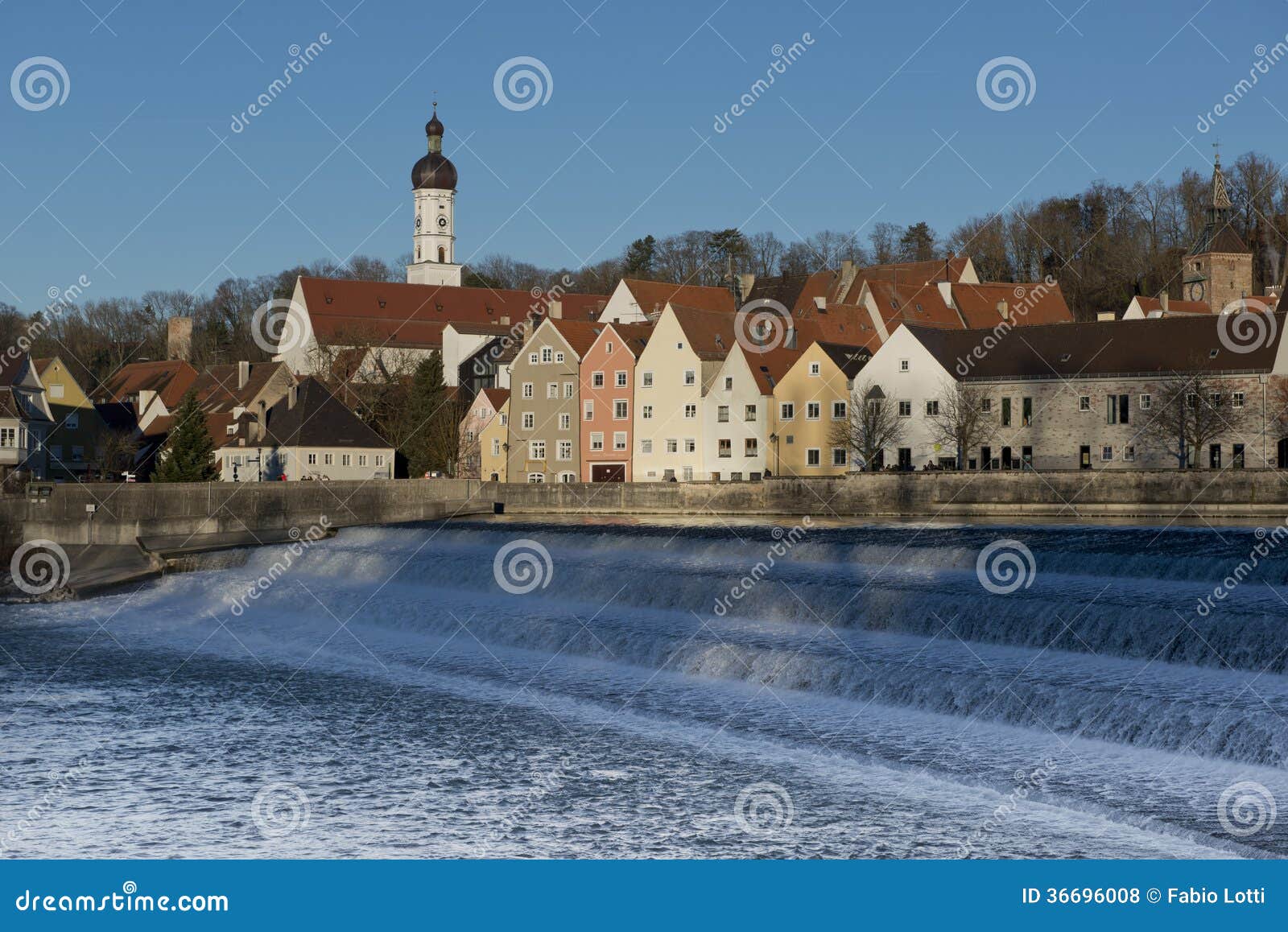 Panorama De Landsberg am Lech Foto de Stock - Imagem de lech, overview ...