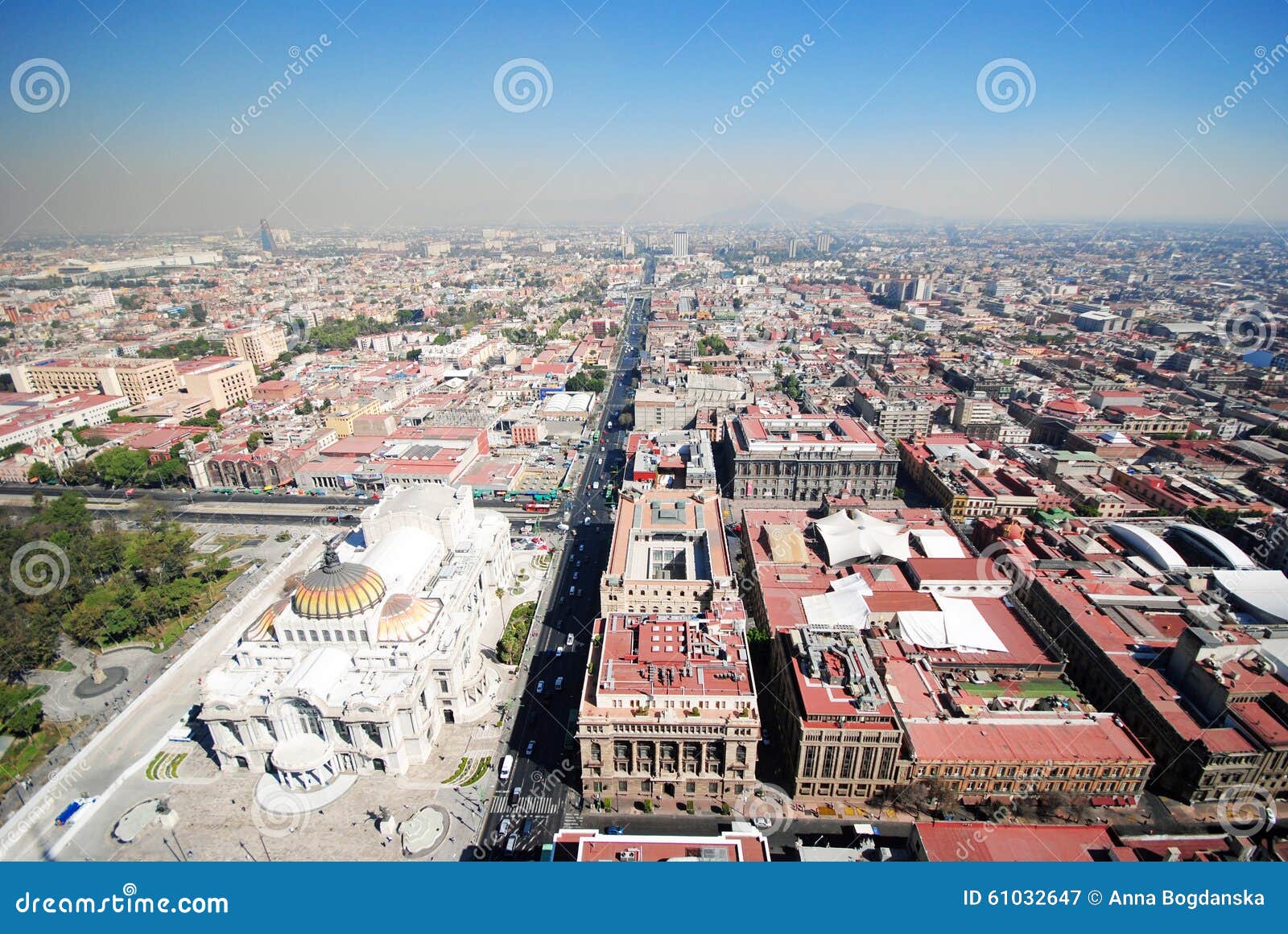 Panorama de Mexico image stock. Image du fond, maison - 61032647
