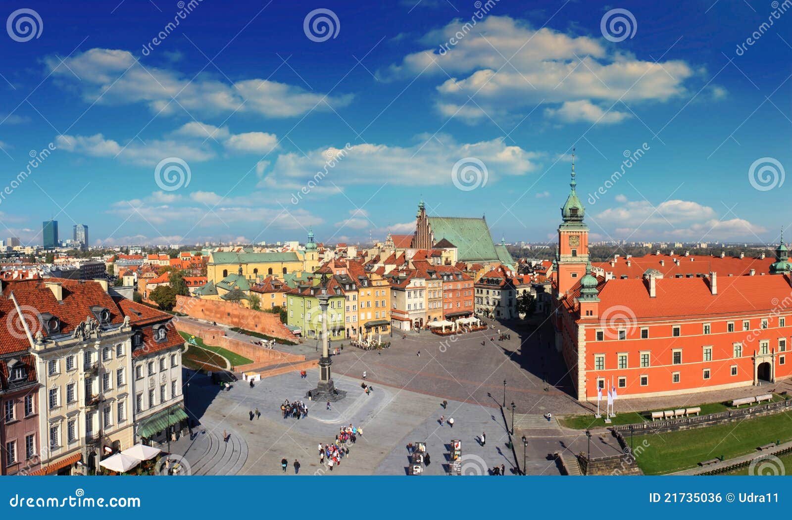 Panorama De Varsovie De Vieille Ville Photo stock - Image du ...