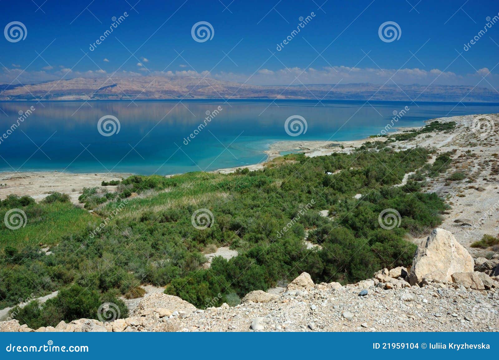 Panorama of Dead Sea and Arava Desert, Israel Stock Photo - Image of ...