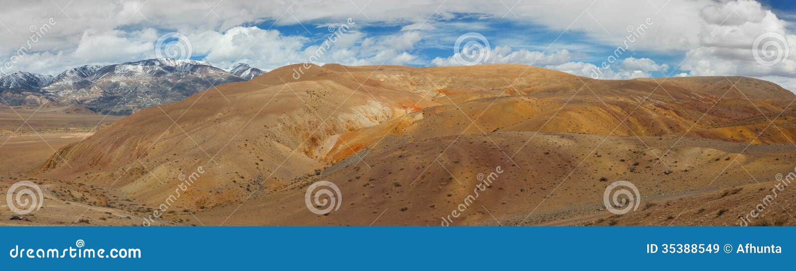 Panorama della steppa immagine stock. Immagine di panoramico - 35388549