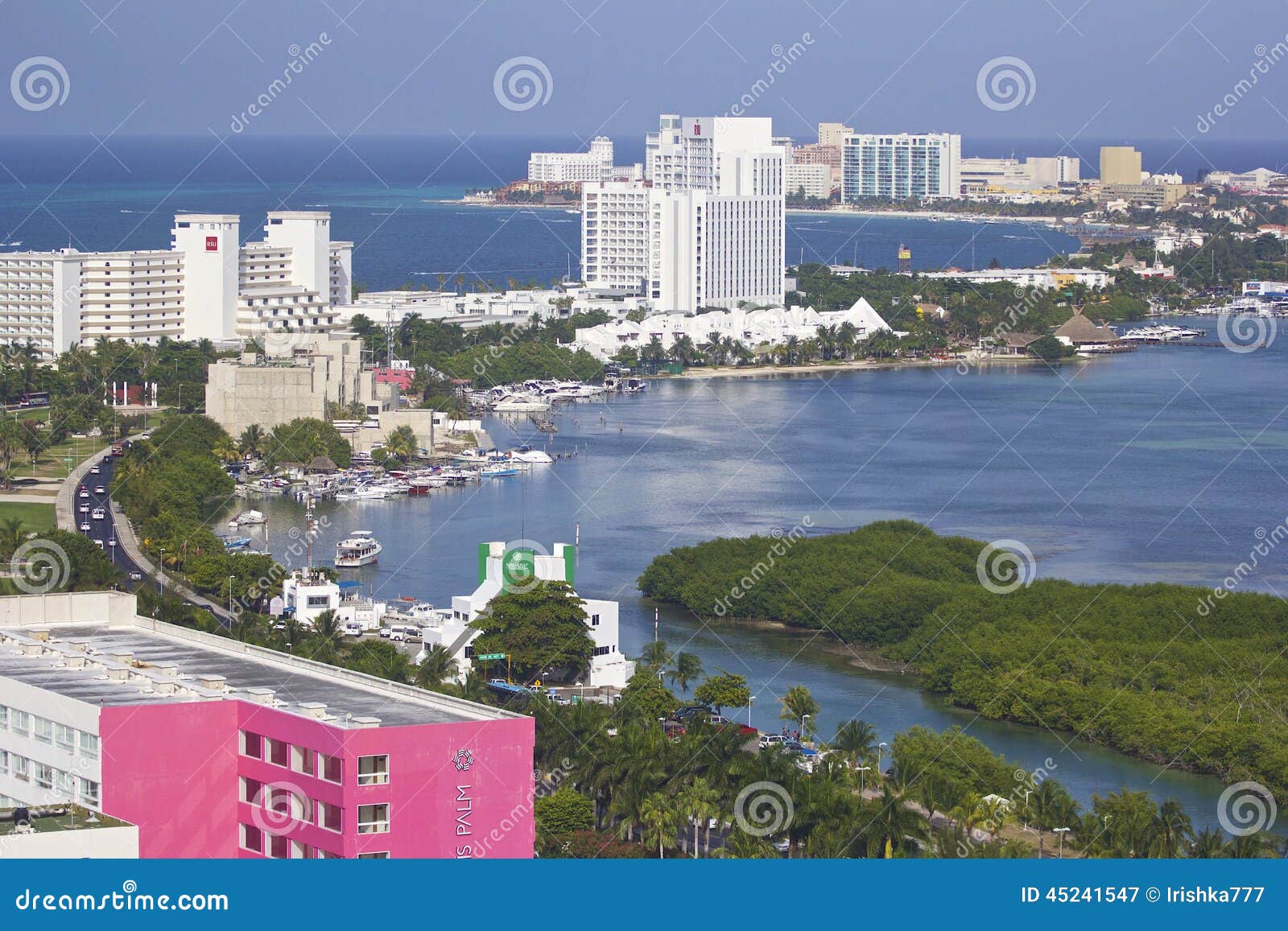 Panorama Di Cancun, Messico Fotografia Editoriale - Immagine di vista ...