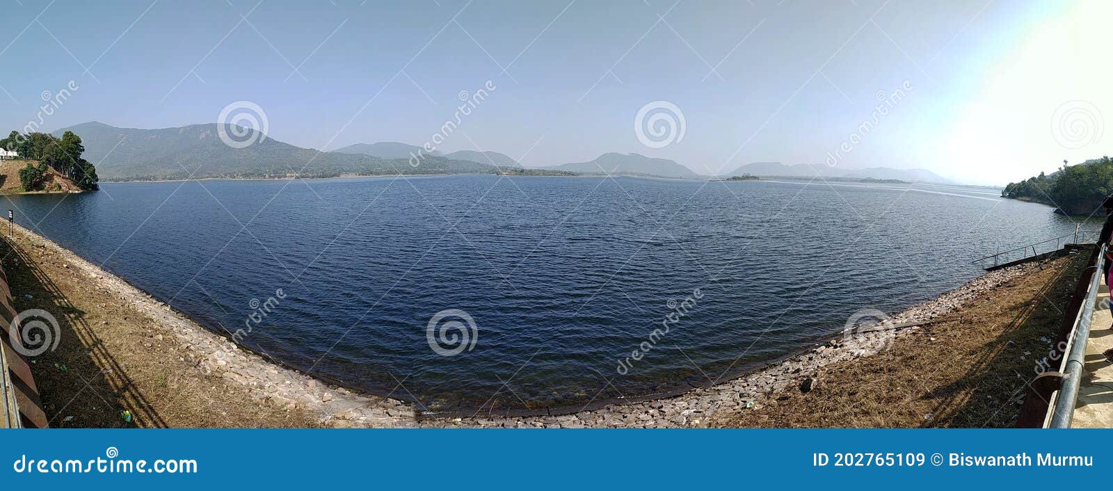 Panorama Dimna Lake Nature Picture Stock Image - Image of landscapes ...