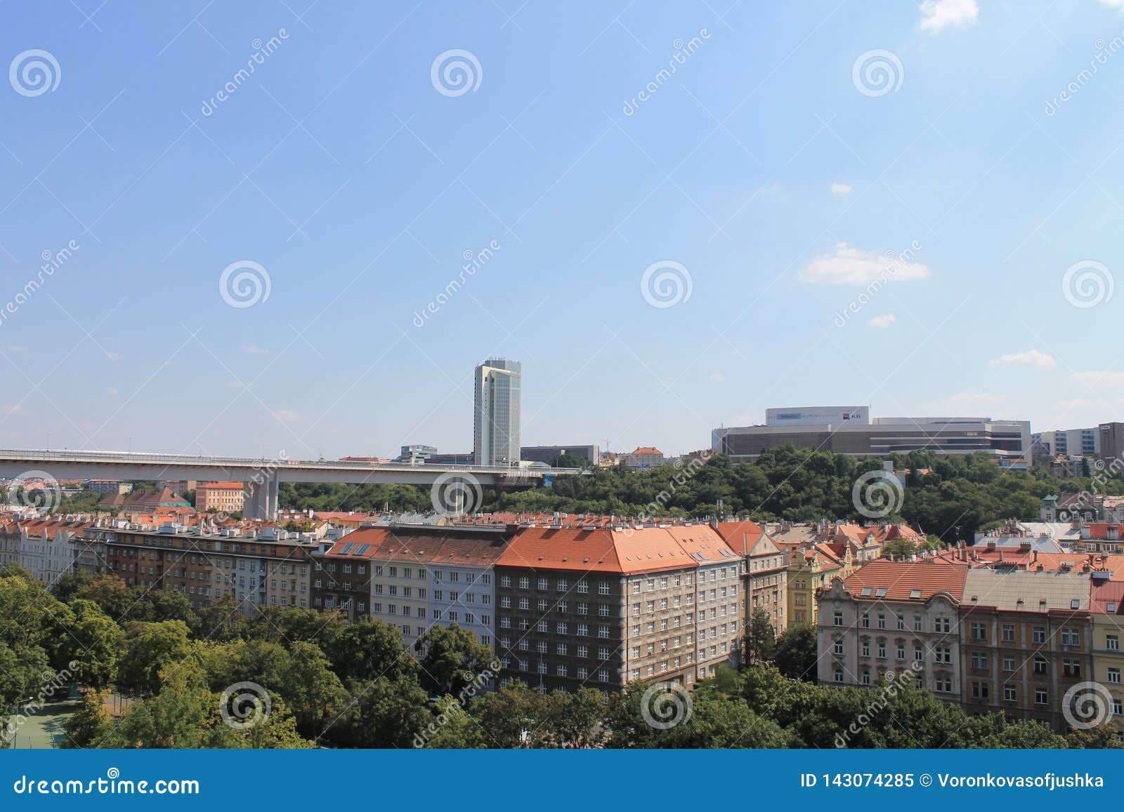 Panorama of the District of Nusle in Prague, Czech Republic Stock Image ... Panorama of the District of Nusle in Prague, Czech Republic Stock Image ...