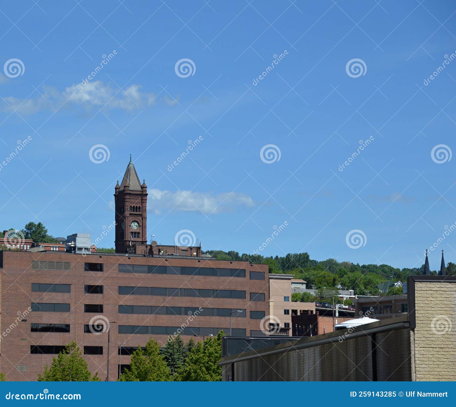 Panorama of Downtown Duluth, Minnesota Stock Image - Image of skyline ...
