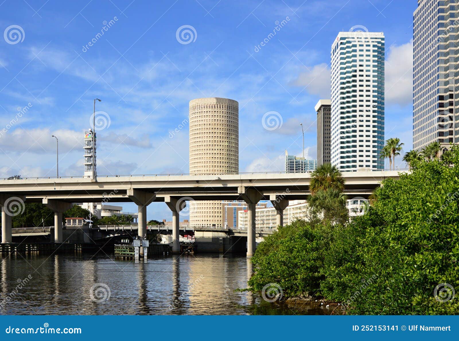 Panorama of Downtown Tampa, Florida Stock Image - Image of north ...