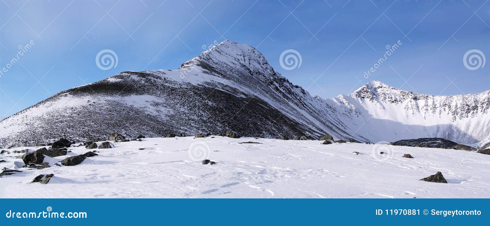 Panorama of Eastern Sayan Mountains. Altai Stock Image - Image of ...