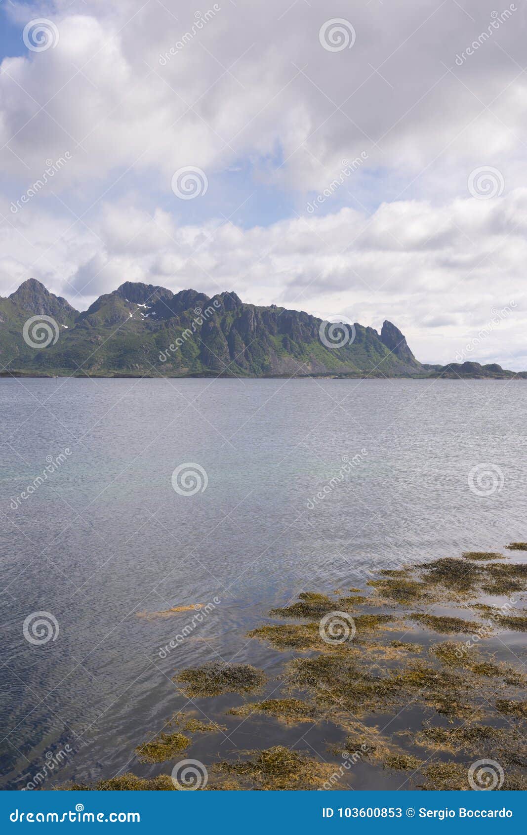 Overview in Eggun in Norway Stock Image - Image of midnight, overview ...