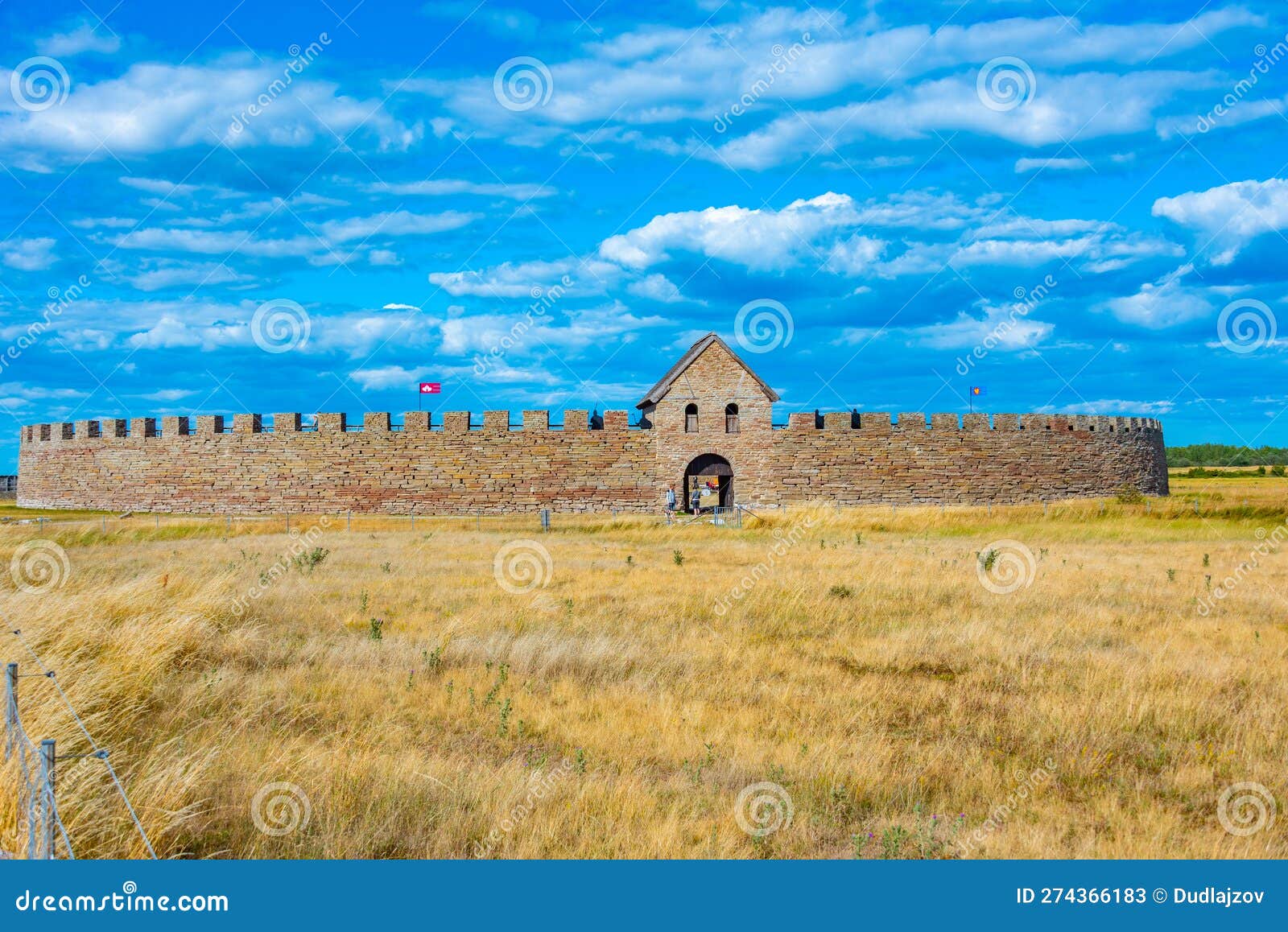 Panorama of Eketorp Ring Fortress in Sweden Editorial Stock Photo ...