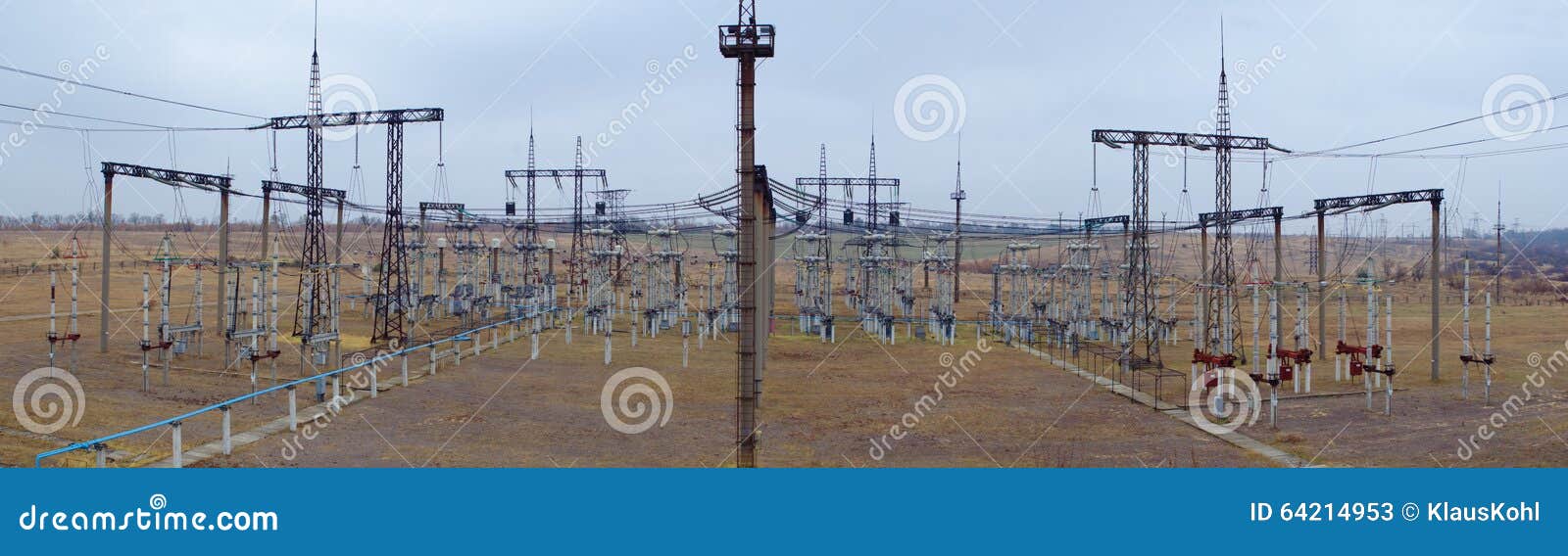 Outdoor Switchgear For Electrical Substations Stock Image ...