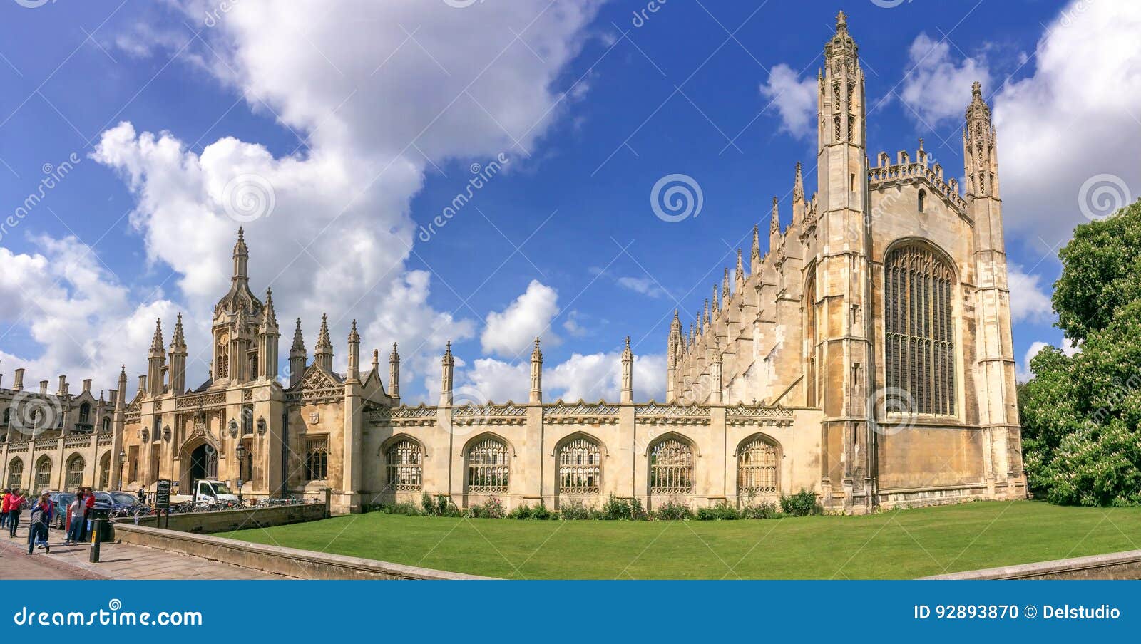 Panorama of the Famous King`s College University of Cambridge and ... Panorama of the Famous King`s College University of Cambridge and ...