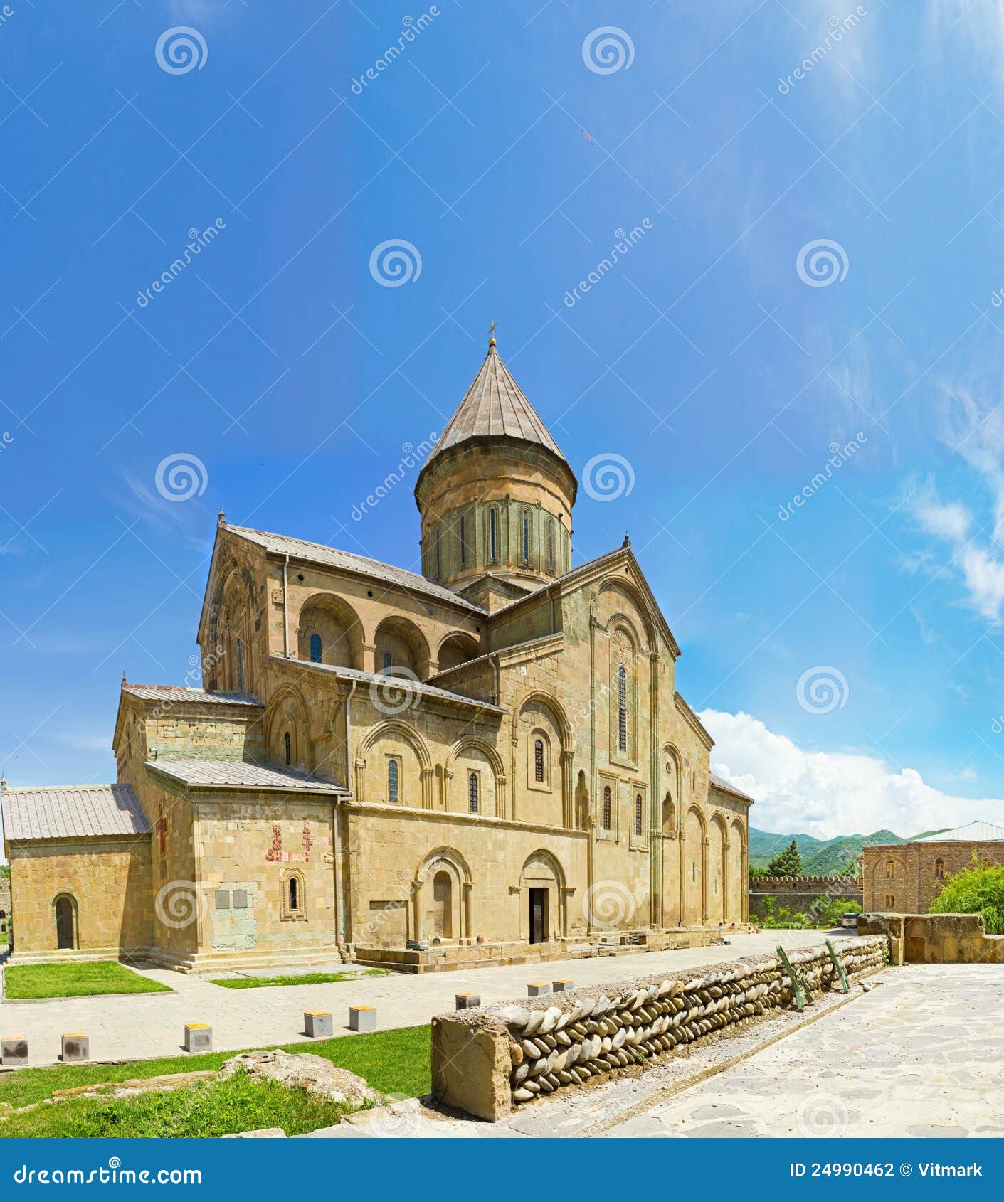 Panorama of Famous Symbol of Christianity, Georgia Stock Photo - Image ...
