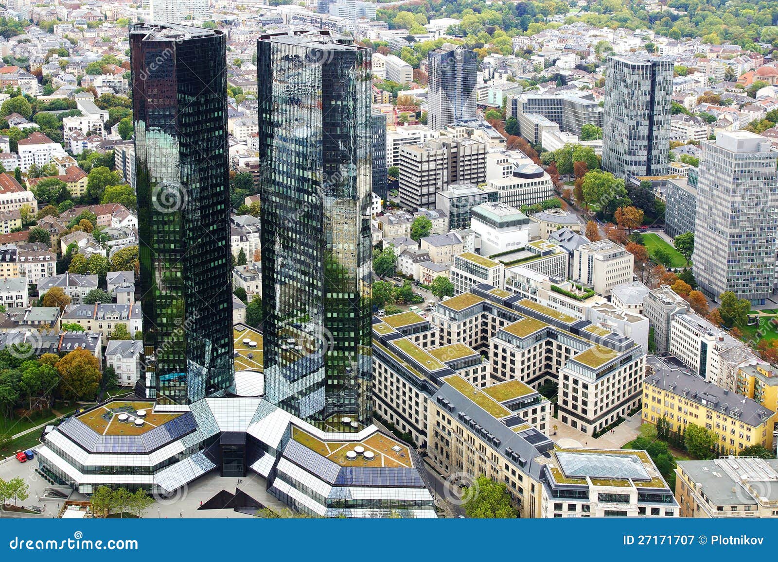 Panorama of Frankfurt am Main, Germany. Editorial Photography - Image ...