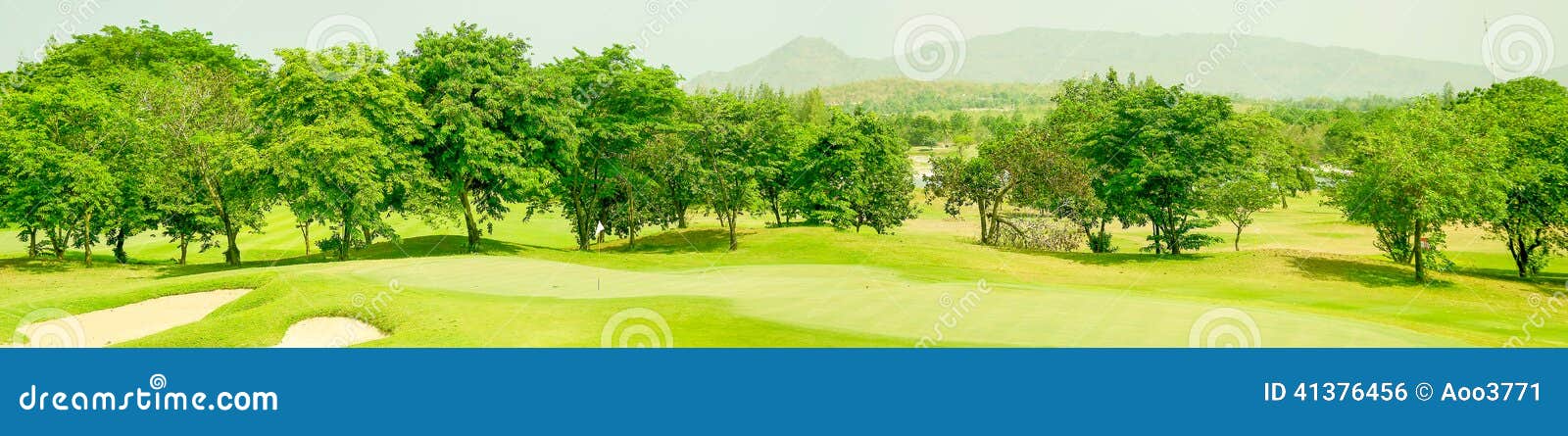 Panorama Golf stock photo. Image of grass, green, panoramic - 41376456
