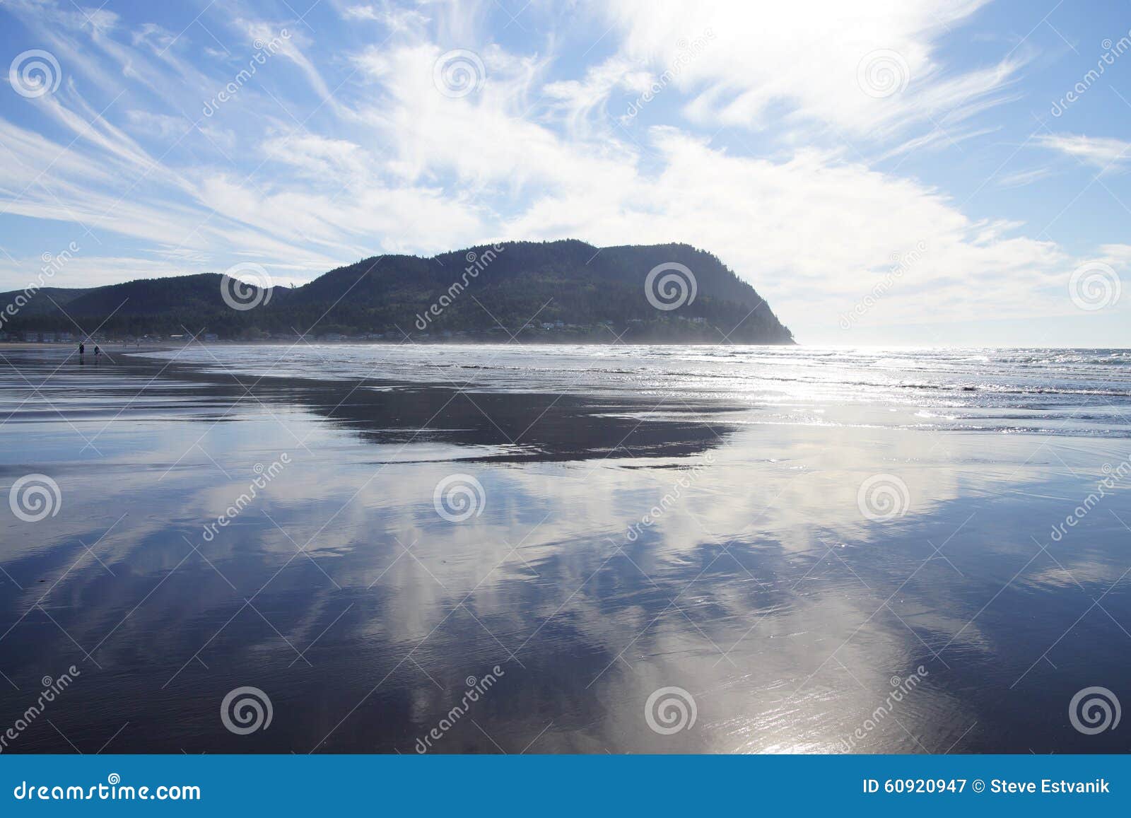 Panorama of High Cirrus Clouds Stock Image - Image of shore, high: 60920947