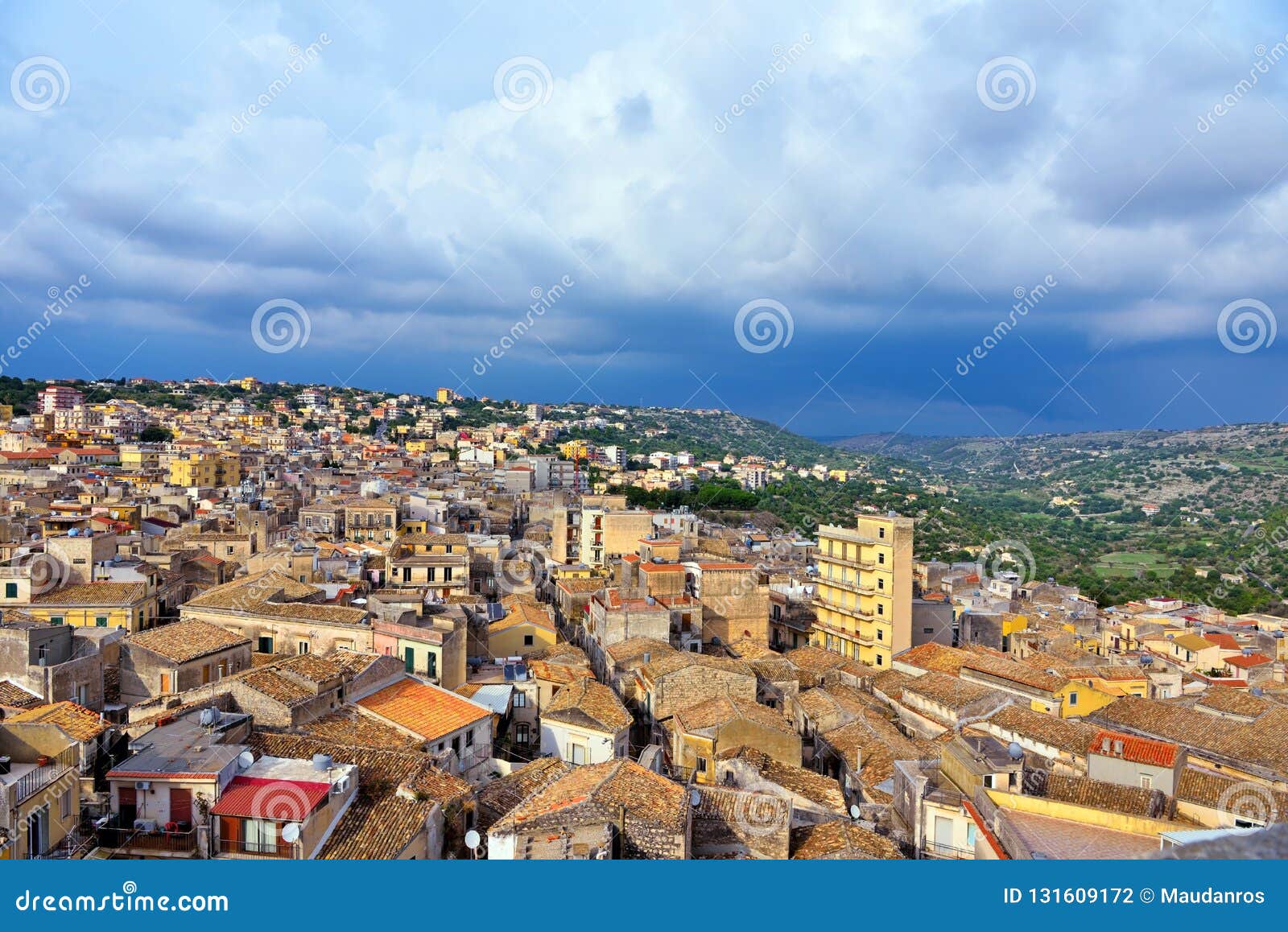 Modica Sicily Italy stock photo. Image of italian, sicily - 131609172