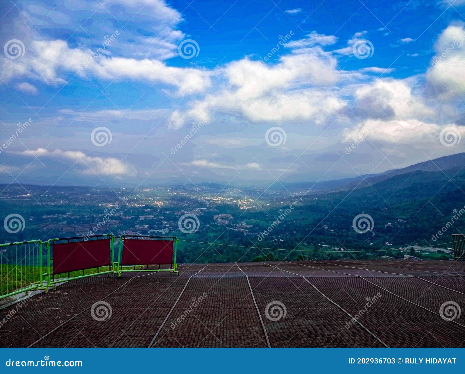 Panorama at Indonesian Bogor Stock Image - Image of coast, sunrise ...
