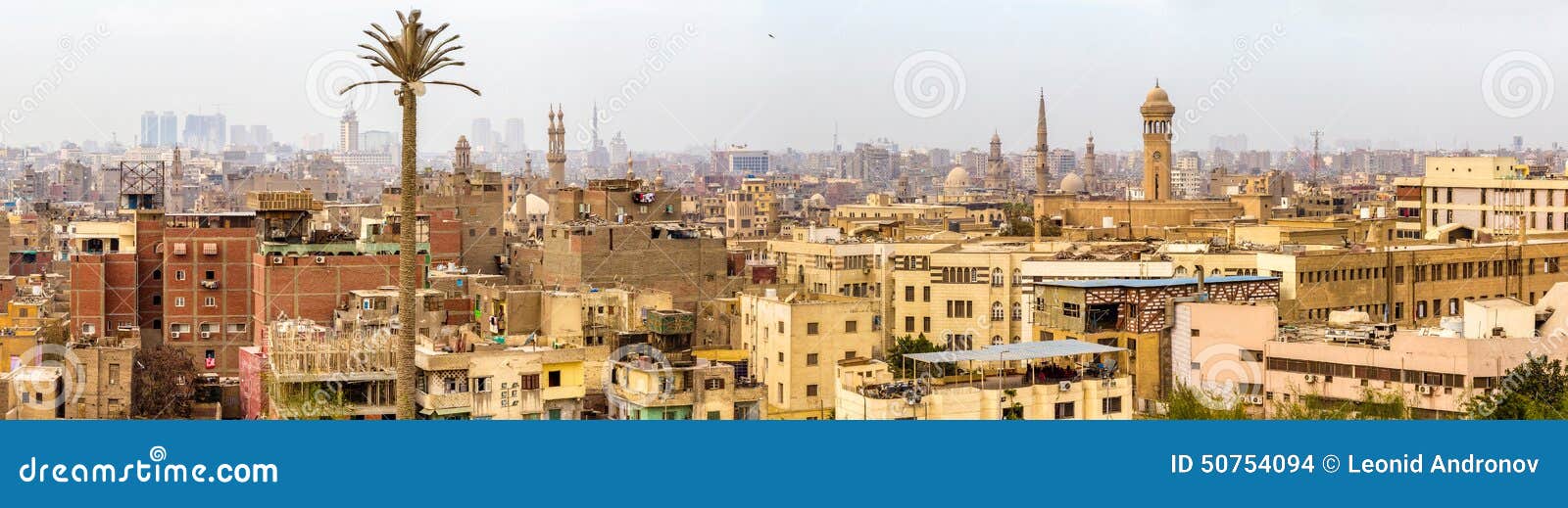 Panorama of Islamic Cairo stock photo. Image of egyptian - 50754094