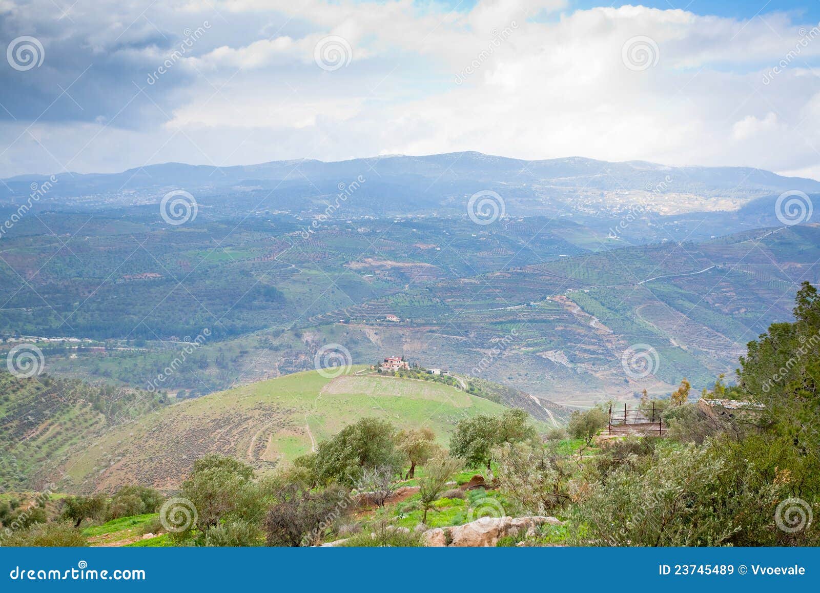 Panorama of jordan country stock image. Image of nature - 23745489