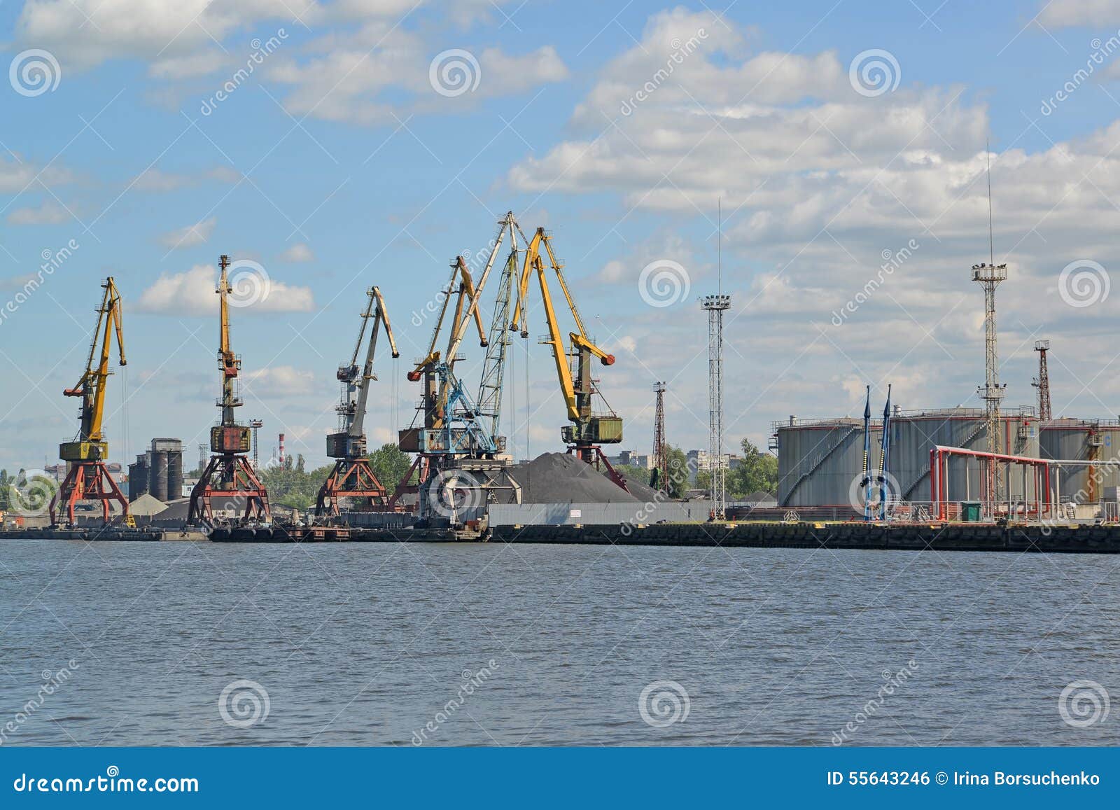 Panorama of the Kaliningrad Trade Seaport Editorial Photo - Image of ...