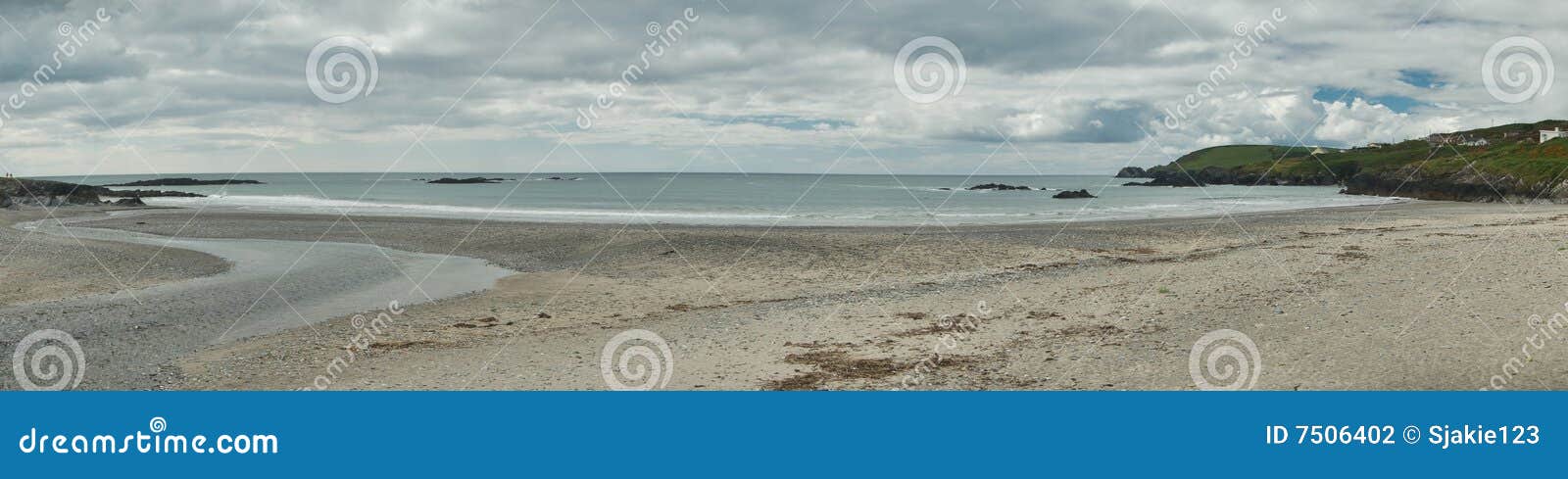 Panorama of Long Strand, Ireland Stock Photo - Image of strand, travel ...