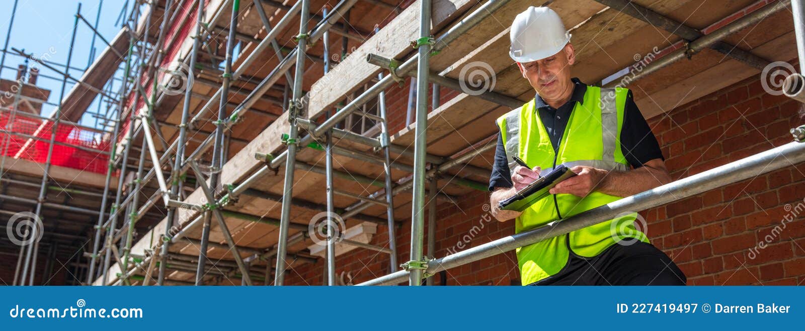 Worker, Contractor, Builder On Busy Face With Muscular Biceps. Builder ...