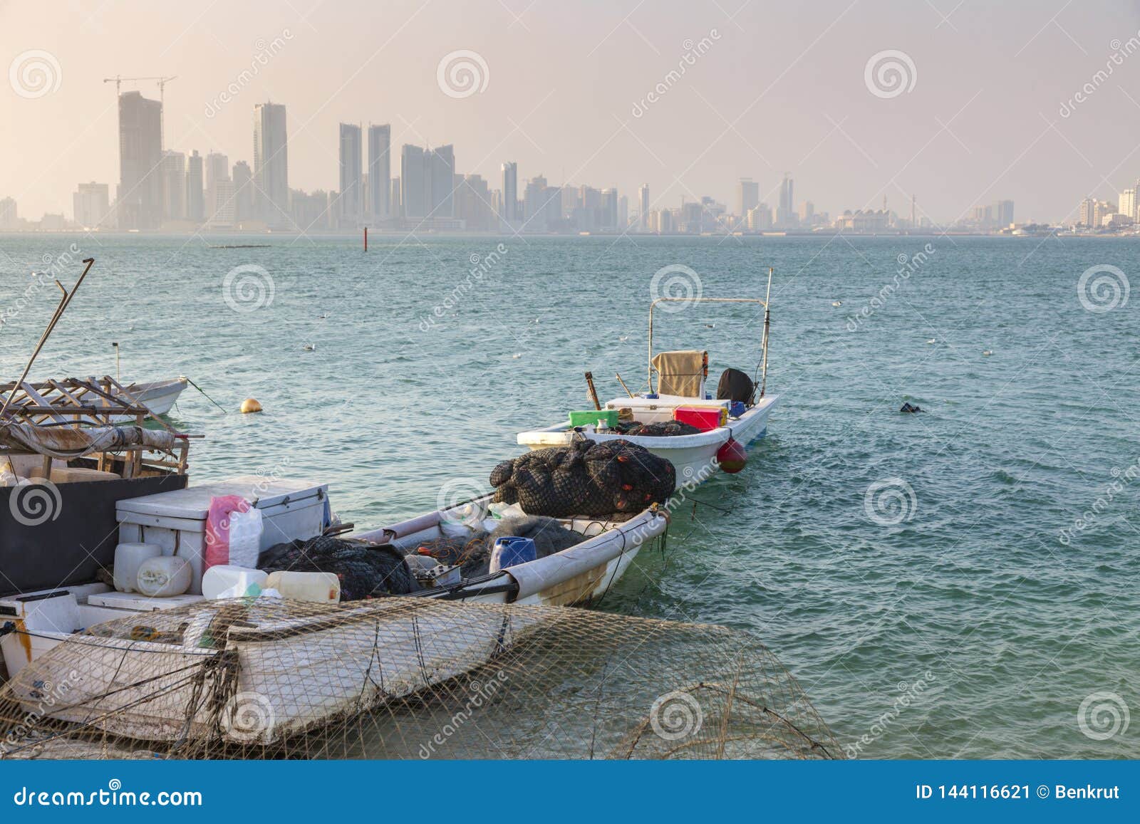 Panorama of Manama stock image. Image of manama, middle - 144116621