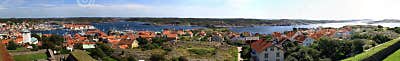 Panorama from Marstrand Castle Stock Image - Image of hill, mountain ...