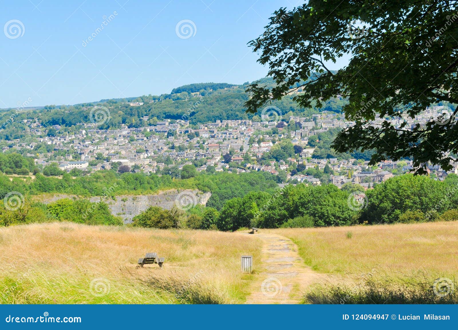 Matlock, Peak District, England Stock Image - Image of great, forest ...