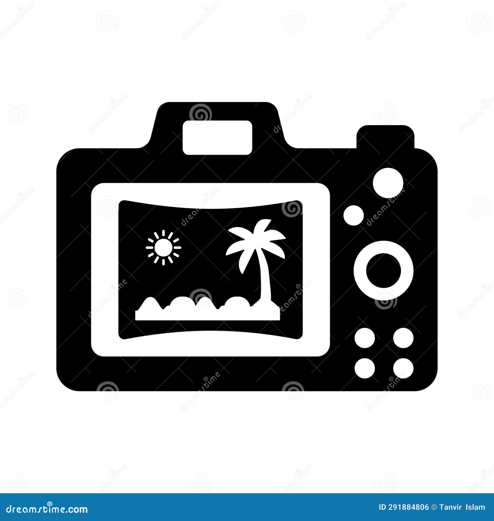 Panorama Mode on Camera Icon Stock Vector - Illustration of dslr ...