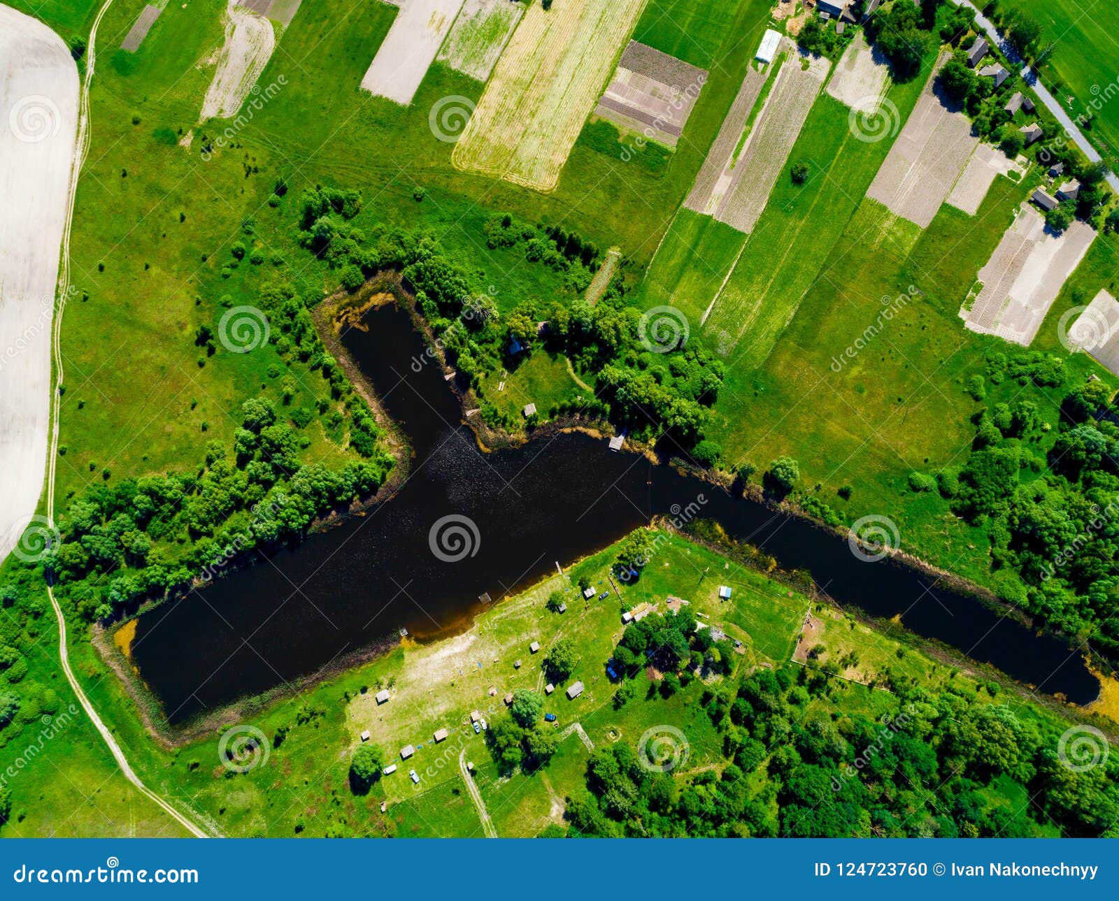 Panorama of Nature from a Height. Stock Photo - Image of tree, panorama ...