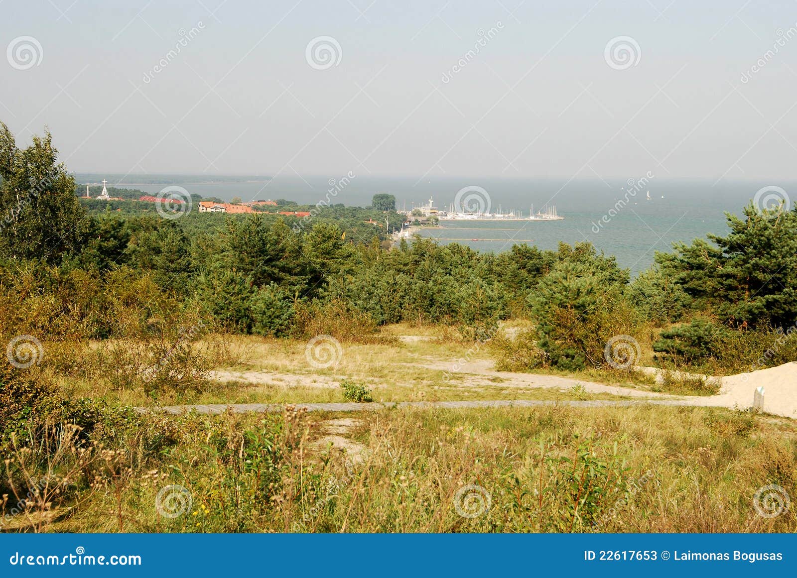Panorama of Nida, Lithuania Stock Image - Image of travel, landscape ...